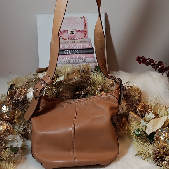 Coach | Bags | Vintage Coach Leather Carmel Shoulder Bag | Poshmark
